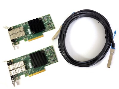 25Gbe Netzwerk Kit 2x Mellanox ConnectX-4 LX CX4121C PCIeX8 NIC + 25GB ...