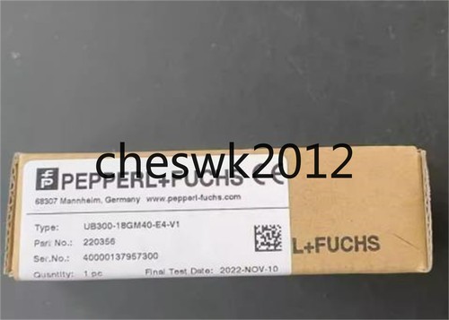1PCS NEW IN BOX PEPPERL+FUCHS ultrasonic sensor UB300-18GM40-E4-V1 | eBay