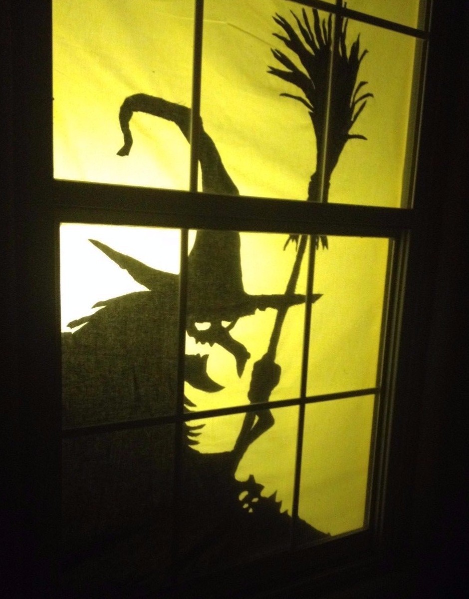 Halloween Window Silhouettes