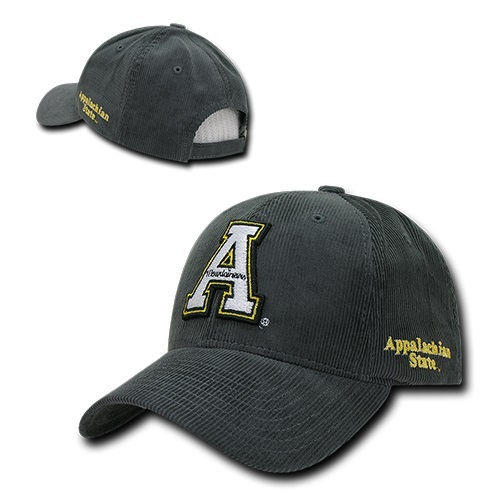 Charcoal ASU Appalachian App State Mountaineers Corduroy Baseball Ball ...