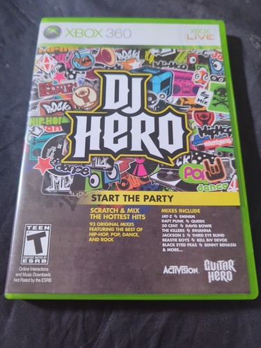 DJ Hero Videogame Xbox 360 Game only | eBay