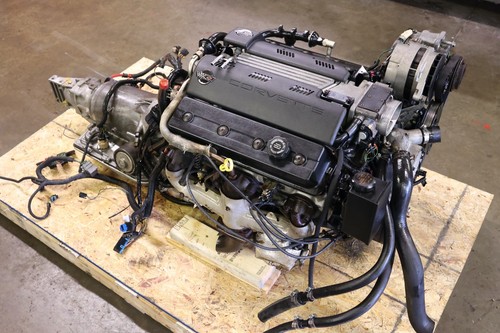 1995 C4 Corvette LT1 Complete Engine and 4L60e Transmission 146K | eBay