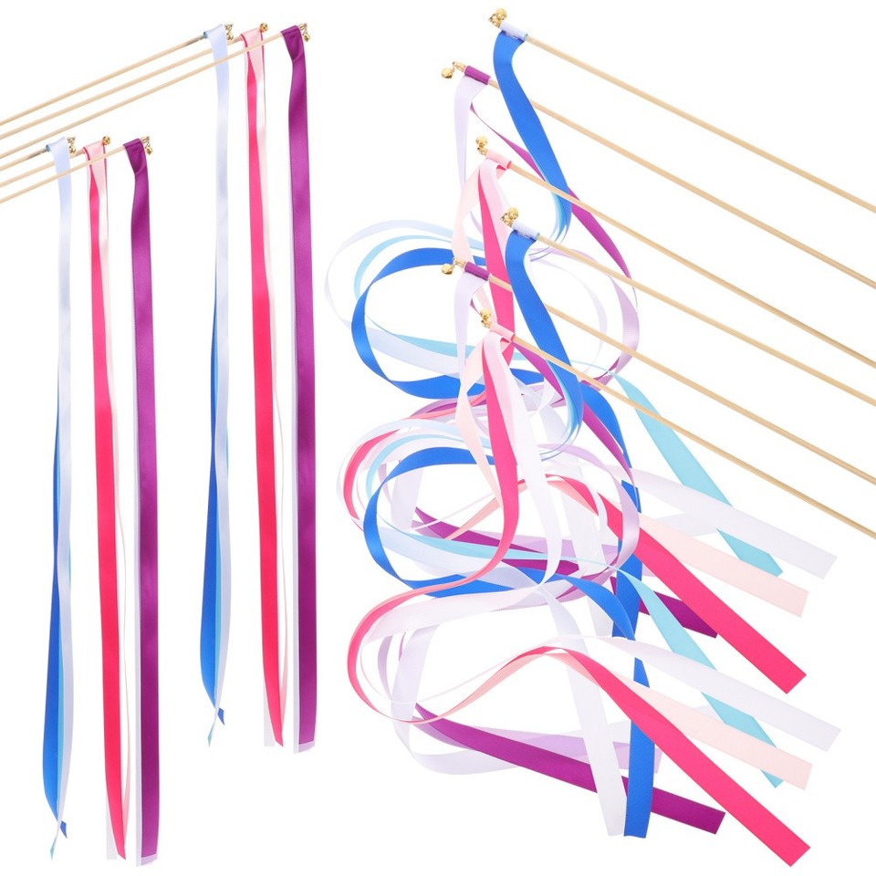 Fairy Gym Ribbon Dancing Ribbons for Kids Streamers On a Stick Ribbon ...