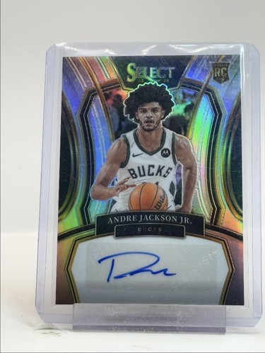 ANDRE JACKSON JR. 2023-24 SELECT ROOKIE AUTOGRAPH SILVER RC AUTO /249 ...