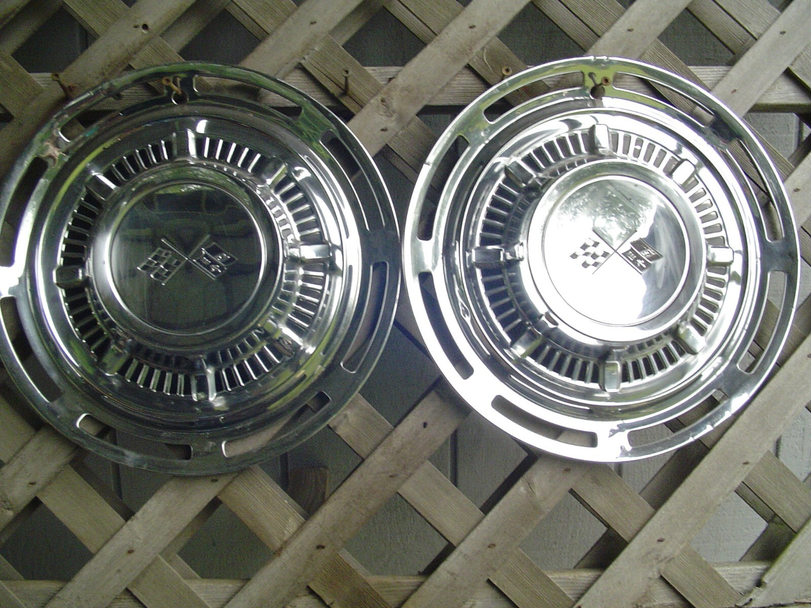 1959 59 CHEVROLET CHEVY IMPALA HUBCAPS WHEEL COVERS CENTER CAP ANTIQUE ...