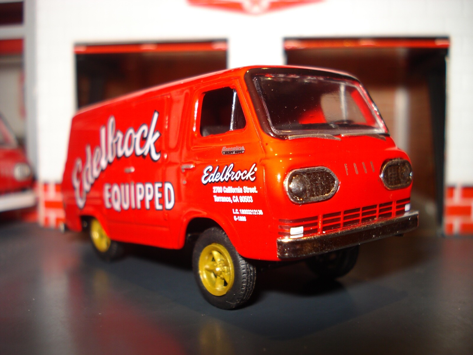 1965 65 FORD ECONOLINE VAN LIMITED EDITION 1/64 M2 "EDELBROCK" 1960'S ...
