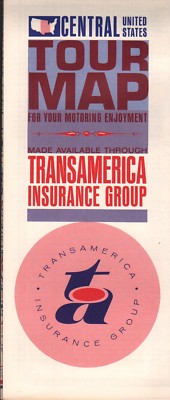 1962 Transamerica Insurance Road Map: Eastern United States NOS | eBay