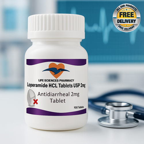 Anti-Diarrheal 2MG 300 Caplets - Fast Relief - Made in USA - Exp 09/ ...