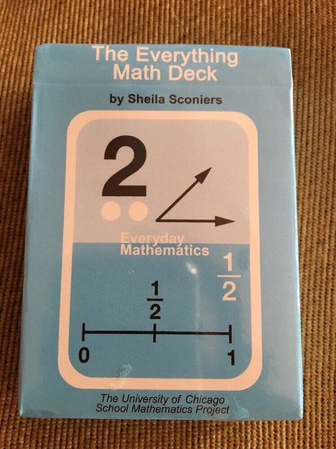 Everyday Math Everything Math Deck Cards Homeschool | eBay