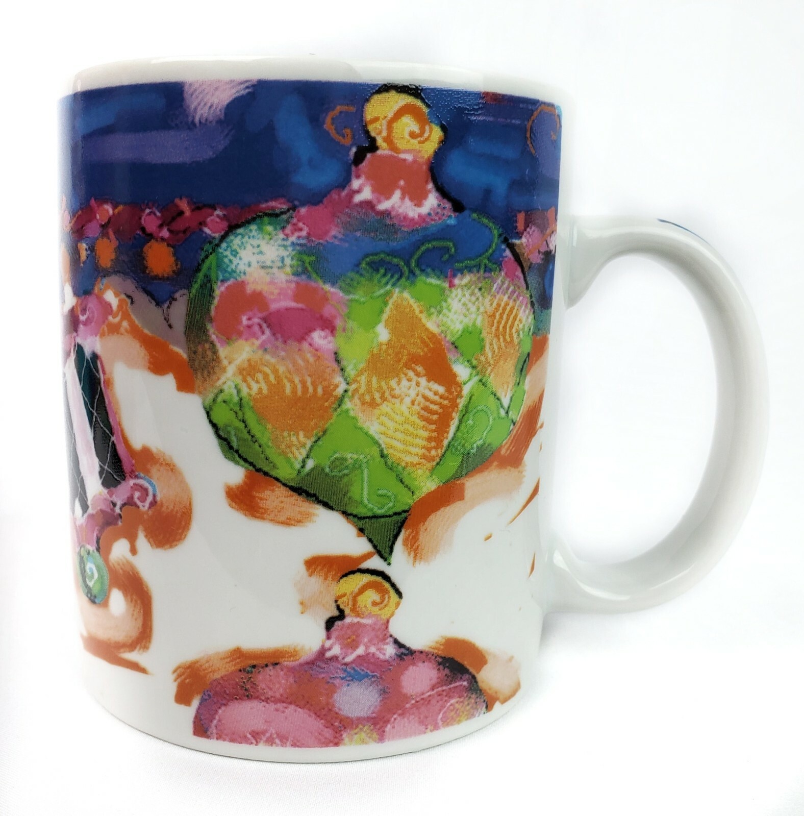 STARBUCKS Mug Christmas Ornaments 12 oz Coffee Cup by Artist DEBORAH ...