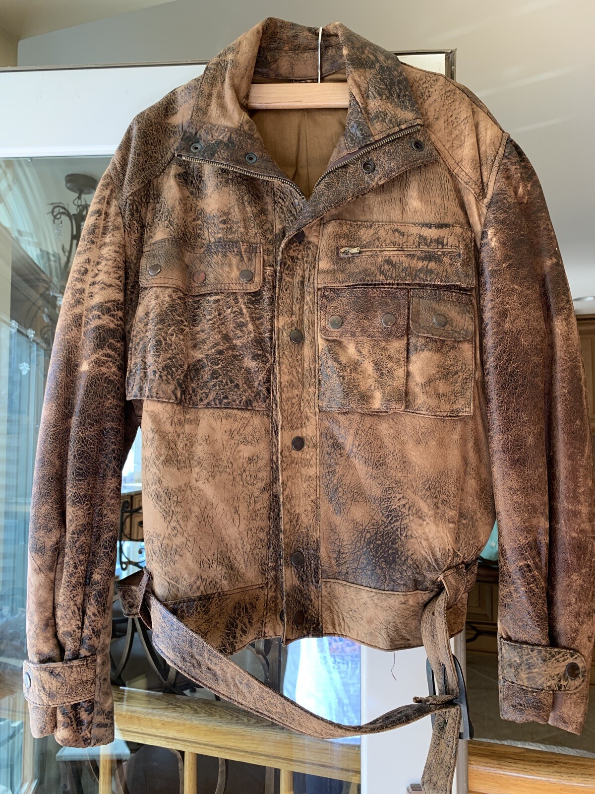 Vintage echtes leder bomber - Gem
