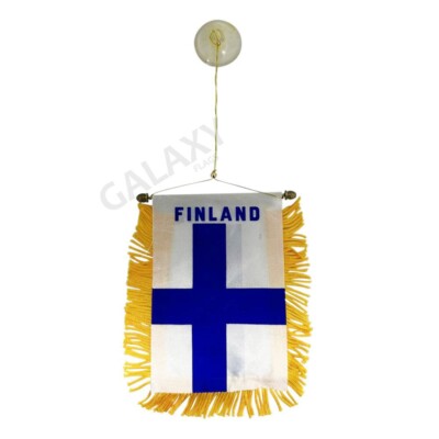 Finland Flag Mini Banner / Double Sided Mini Finland Car Window Flag | eBay