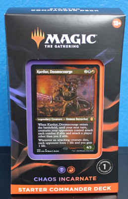 Starter Commander Deck - Chaos Incarnate MTG Brand New Sealed | eBay