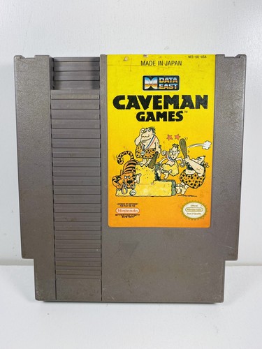 CAVEMAN GAMES -- NES Nintendo Original Classic Authentic Game TESTED ...