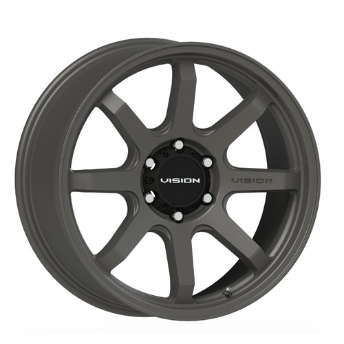 4 New Vision Flow 16x8 6-139.70 0 Satin Grey Wheels 886821160914 | eBay