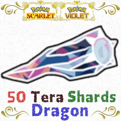 50 Dragon Tera Shards Change Your Type Shard Types Pokemon Scarlet ...