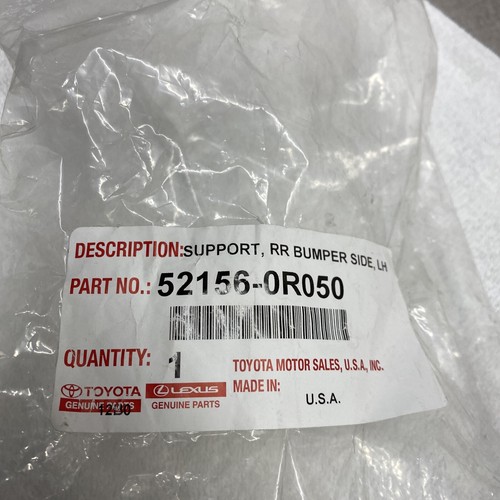 2016-2018 Toyota Rav4 Rear LH Bumper Side Support Rail Side 52156-0R050 ...