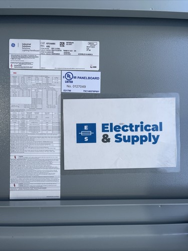 600 Amp GE ReliaGear Panel 480/277 V 3 Pole 4 Wire 3R Outdoor Rated | eBay