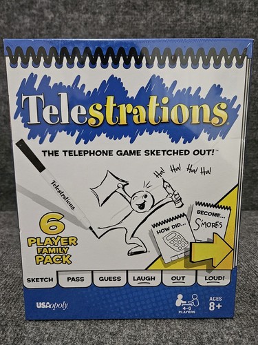 TELESTRATIONS The Telephone Game Sketched Out 700304045973 | eBay