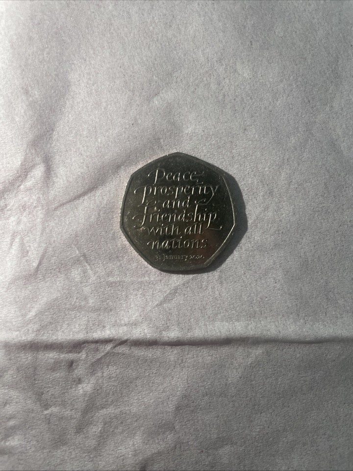 VERY RARE BREXIT 50p COIN 2020 , MINT CONDITION | eBay UK