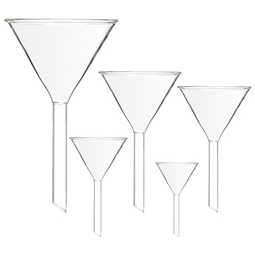 5 Pcs Small Funnel Perfume Glass Set Funnels Glassware | eBay Australia