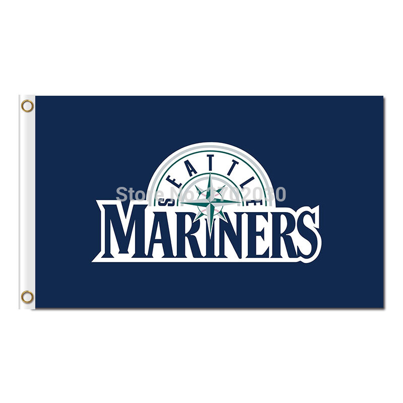 Seattle Mariners Flag 3x5ft Banner Polyester Baseball WorldSeries ...