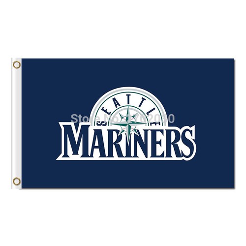 Seattle Mariners Flag 3x5ft Banner Polyester Baseball WorldSeries ...