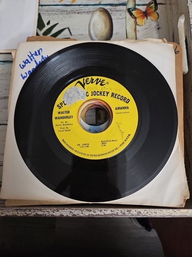WALTER WANDERLEY VERVE 45 PROMO AMANHA/CHEGANCA DJ COPY VG | eBay
