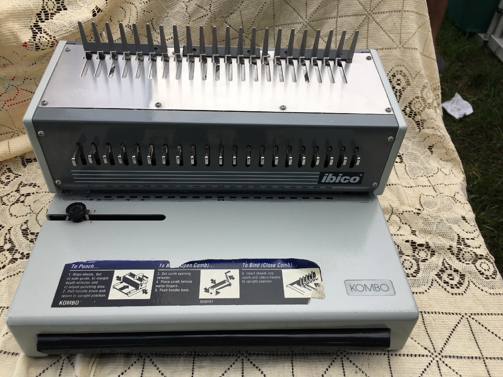 Binding Machine with (No Handle) Ibico Kombo | eBay