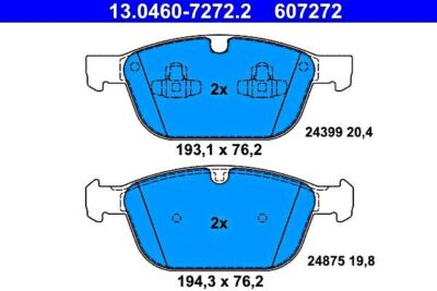 ATE Disc Brake Pad Set For VOLVO Xc60 Xc90 I 30793943 | eBay
