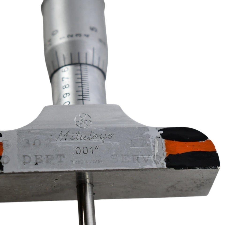 Mitutoyo 098765 0-20 Depth Gauge .001'' | eBay