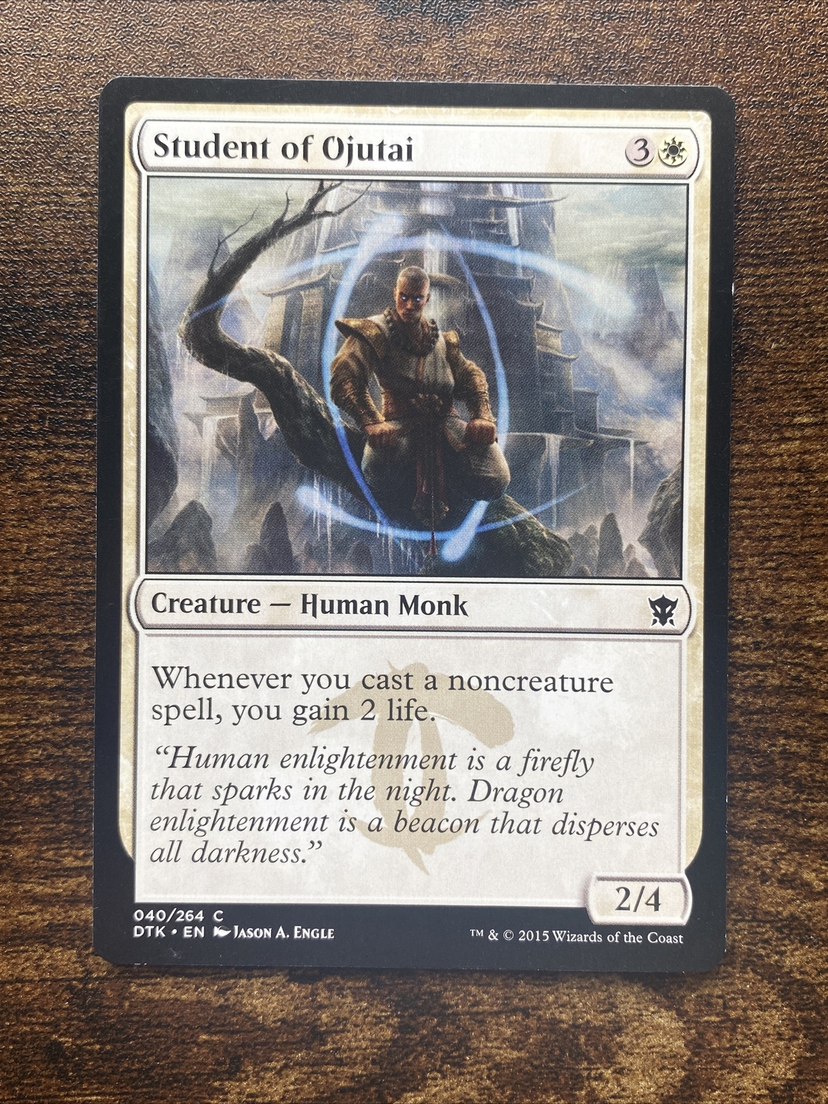 Student of Ojutai (40) Dragons of Tarkir MTG Magic The Gathering L1995 ...