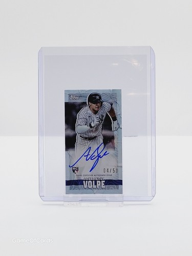 2023 Topps Rip ANTHONY VOLPE RC Rookie Auto Autograph Mini /50 🔥 | eBay