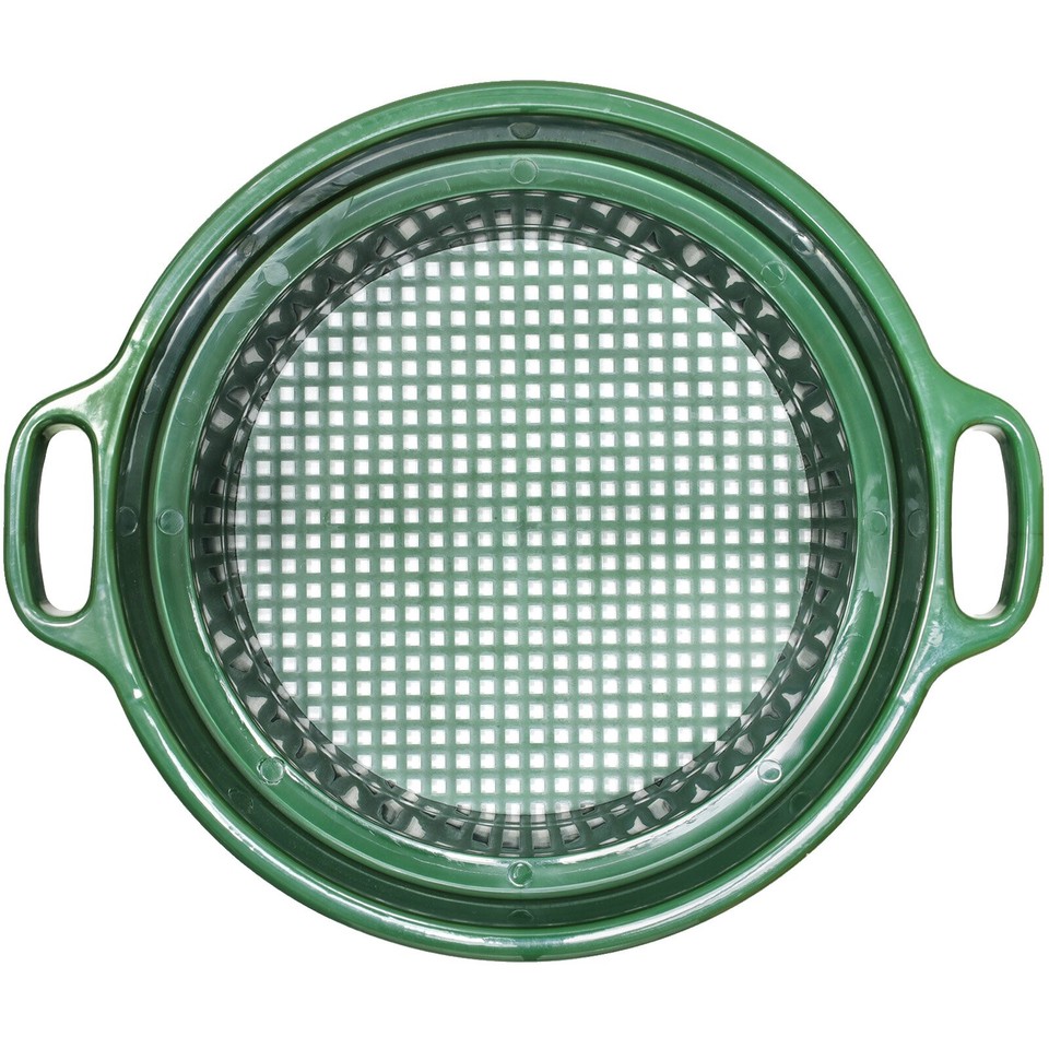 ASR Outdoor 1/4 Heavy Duty Gold Panning Stackable Plastic Sifting ...