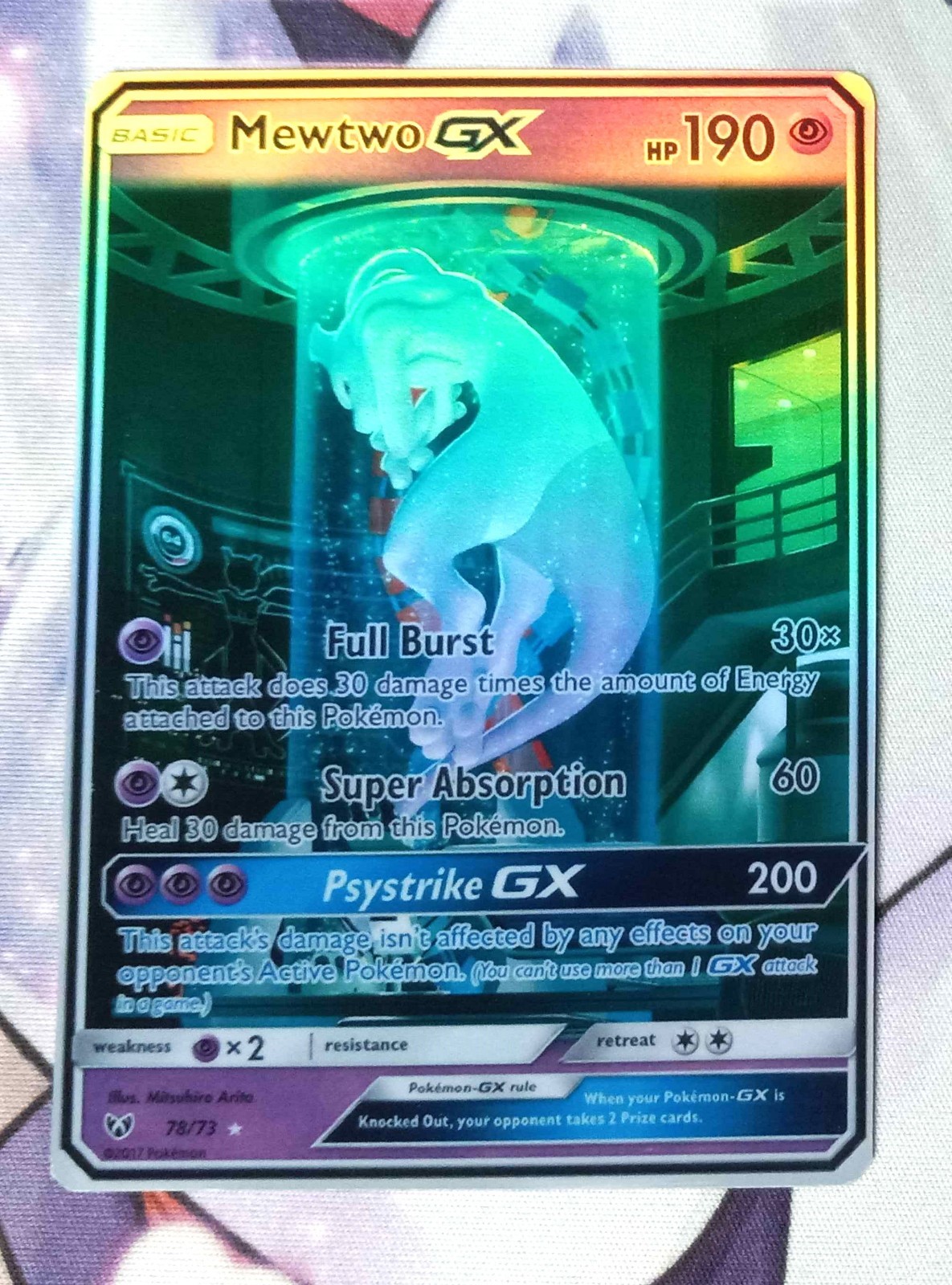 Mewtwo GX 78 Current Market Value | Shining Legends