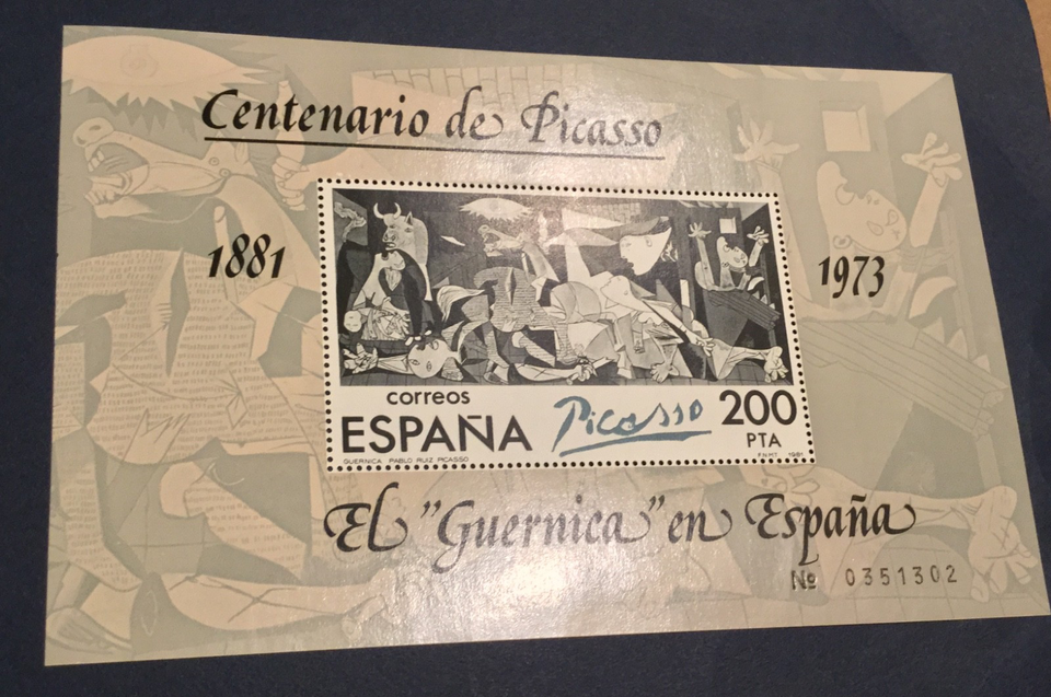 PABLO PICASSO-MULTI COUNTRY-PAINTINGS LOT OF 5 STAMPS &SOUVENIR SHEETS ...