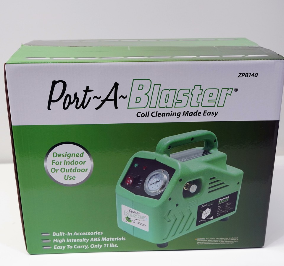 ZPB140 Port A Blaster HVAC Coil Cleaning Portable Pressure Washer ...