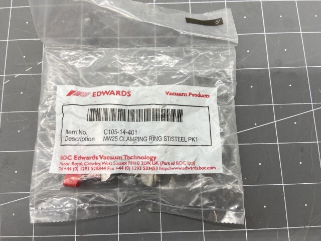 Edwards NW25 Stainless Steel Clamping Ring ST/Steel PN: C105-14-401 | eBay