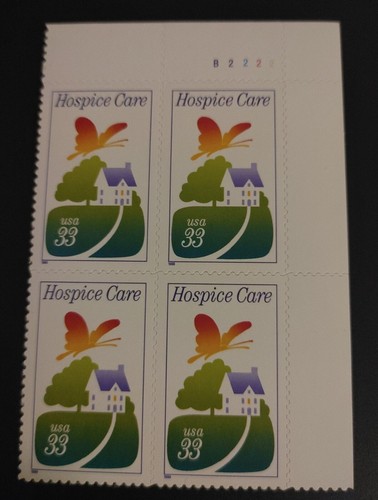 US Stamps SC# 3276 "Hospice Care" 33 CENT 1999 MNH PB OF 4. Free ...