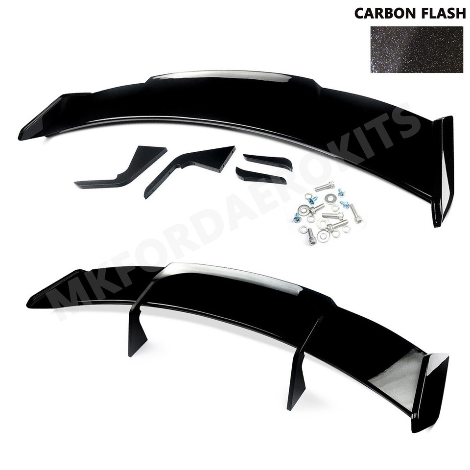 CARBON FLASH REAR BLADE SPOILER HIGHKICK BIG WING For Audi R8 V8 V10 ...
