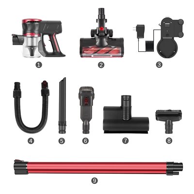 New Original MOOSOO K17 Cordless Stick Vacuum Cleaner - Replacement ...