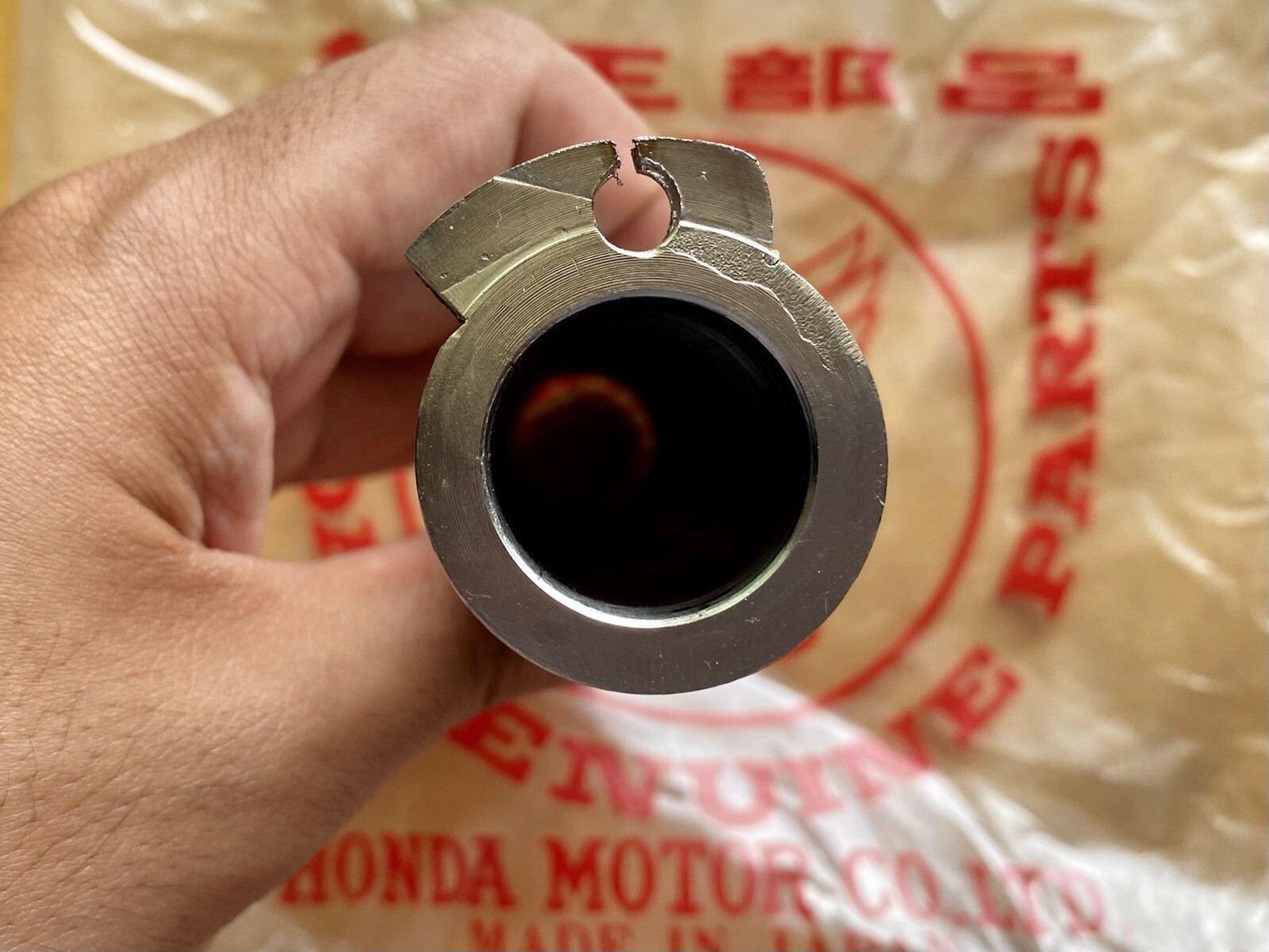 HONDA CB72 CB77 CL72 CL77 CP72 CP77 THROTTLE GRIP PIPE STAINLESS STEEL ...