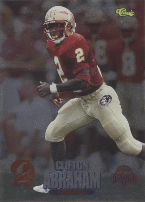 1995 Classic NFL Draft - Clifton Abraham #72 Silver (RC) for sale ...