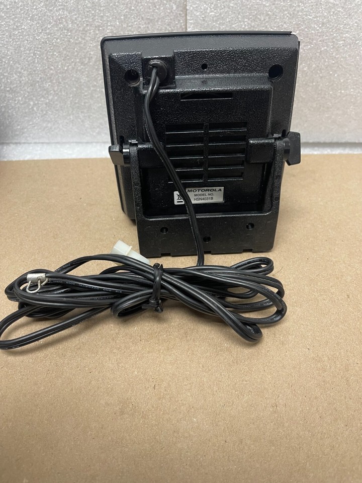 Motorola HSN4031B External Speaker Used With Bracket 07D80200E06 | eBay
