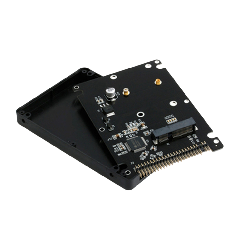 mSATA to 2.5" IDE HDD SSD mSATA to PATA Adapter Converter Card 44PIN w ...