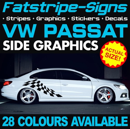 to fit VW PASSAT GRAPHICS STICKERS STRIPES DECALS V DUB GTI R36 TDi CC ...