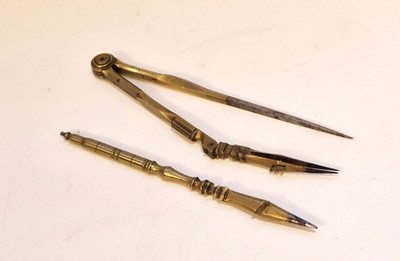 Compas à pointe à encre et tire-ligne Angleterre circa 1770 | eBay