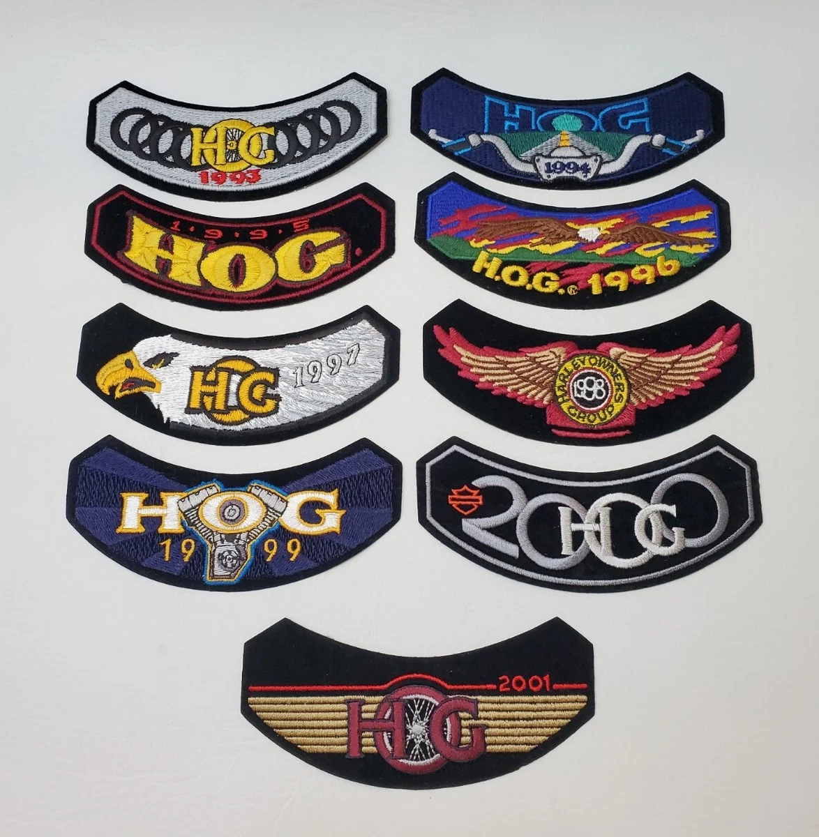 Harley Davidson HOG Patch 2000 2001 2002 2003 2004 2005, 47% OFF