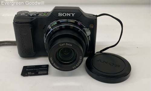 Sony Cybershot DSC-H20 10.1MP 10X Zoom Digital Camera Powers On ...
