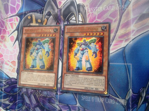 YUGIOH POWER GIANT ULTIMATE + ULTRA RARE SPANISH 1ST EDITION STBL-SP007 ...